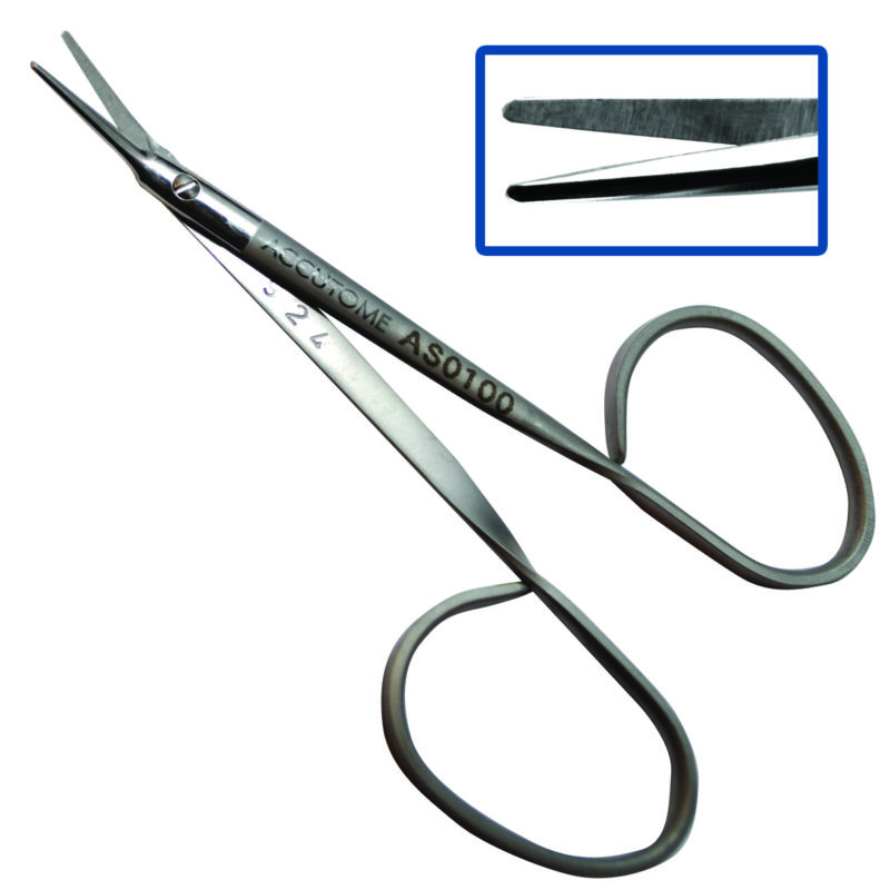 Aebli Corneal Scissors AS0100 – MicroSurgical Technology