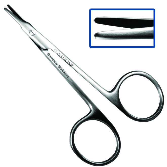 Aebli Corneal Scissors AS0120 – MicroSurgical Technology