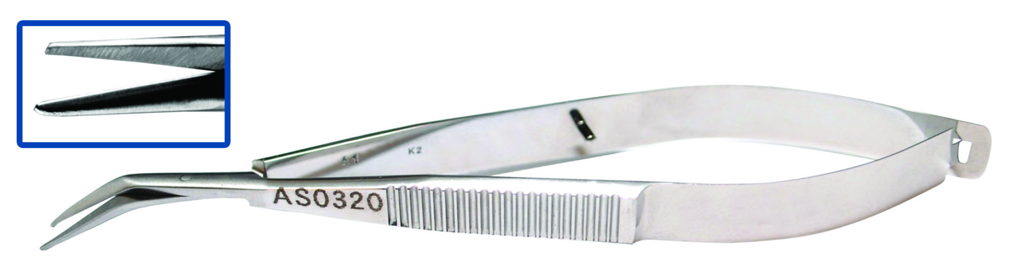 Aebli Corneal Section Scissors AS0320 – MicroSurgical Technology