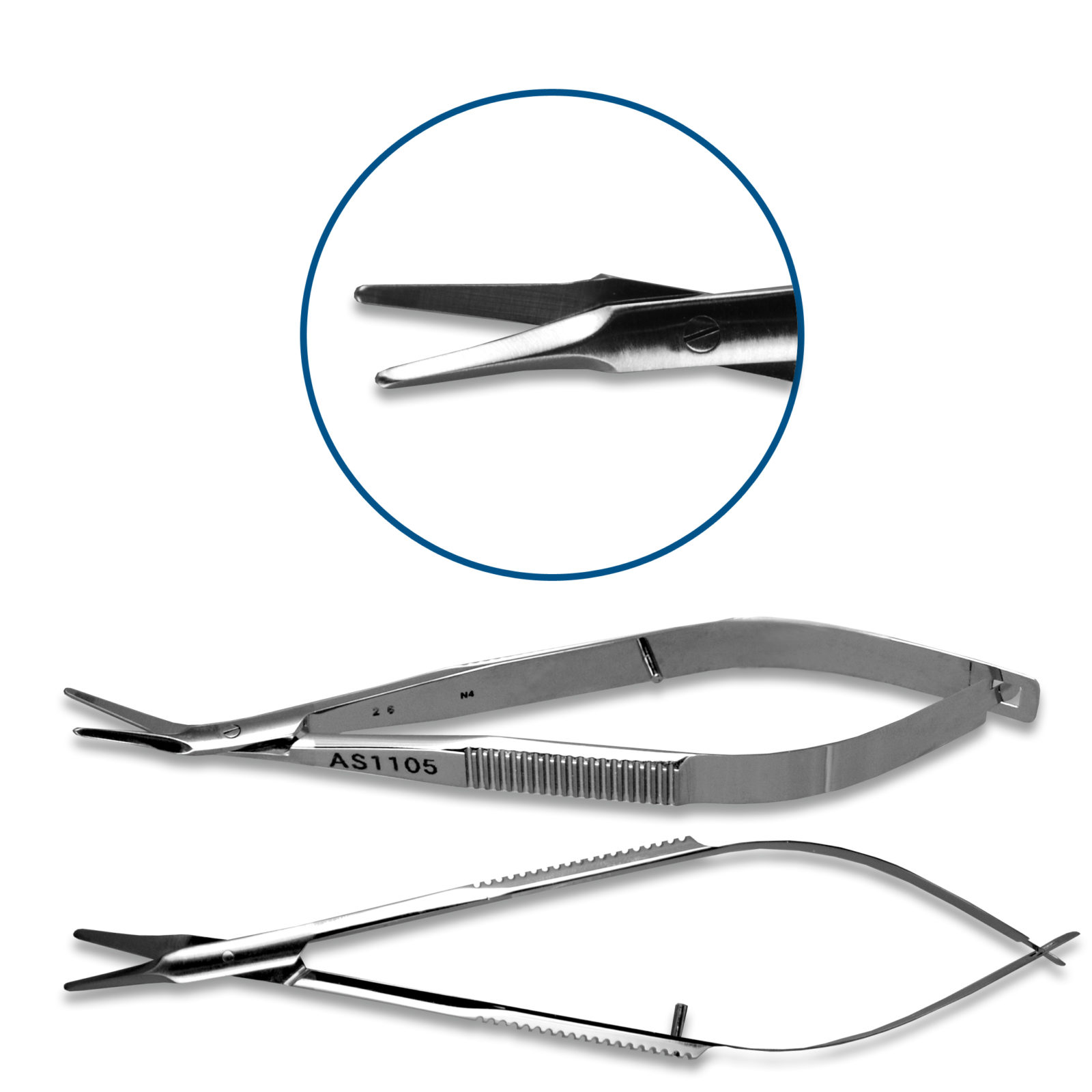Manson-Aebli Corneal Scissors AS1105 – MicroSurgical Technology