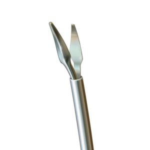 23g Hoffman/Ahmed Horizontal Micro-Scissors, Curved Shaft, Straight ...